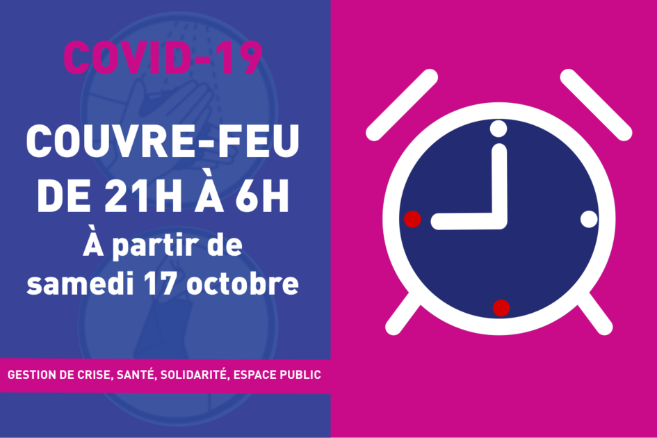 Covid-19 : couvre-feu entre 21h et 6h en Ile-de-France - Ville de Chaville